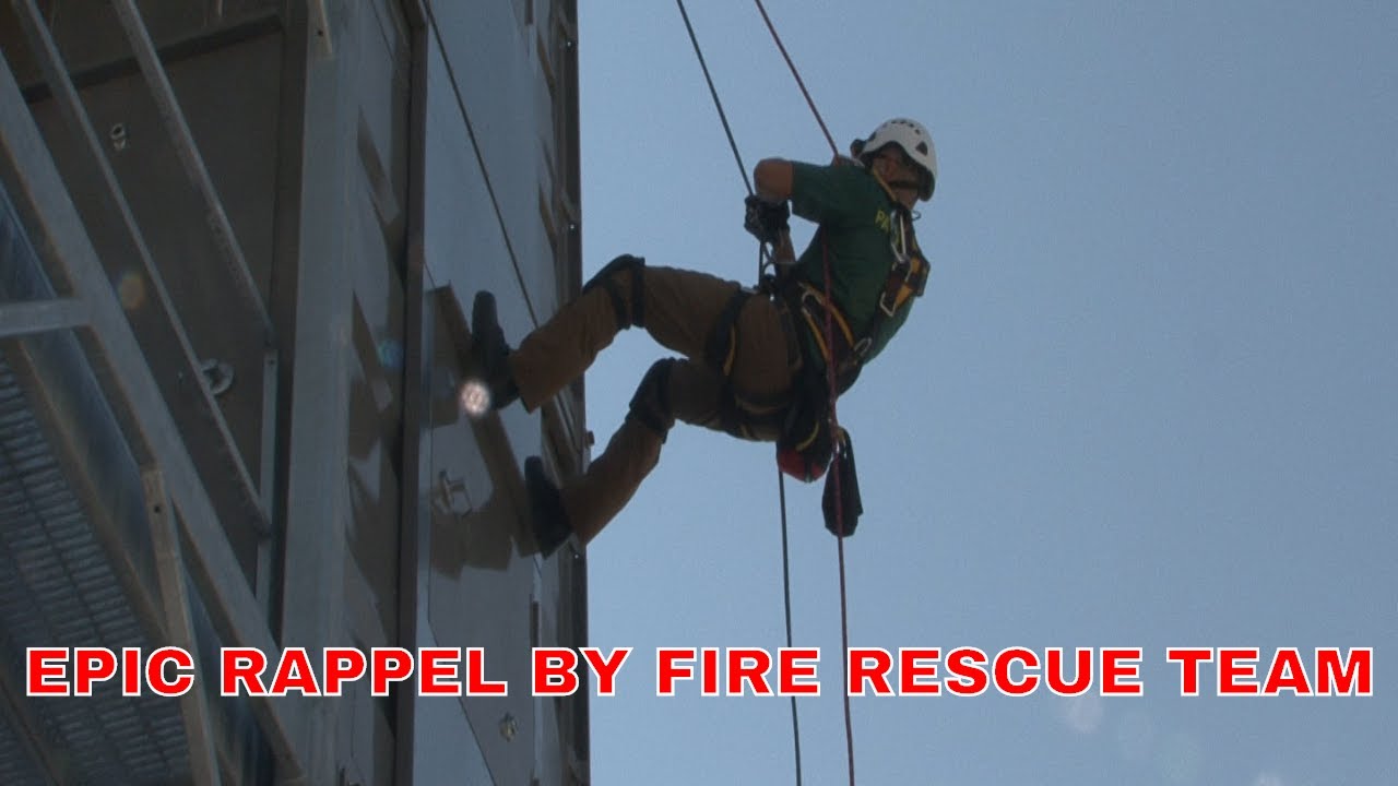 Search and Rescue Rope Rescue Team Shows Off Skills - YouTube