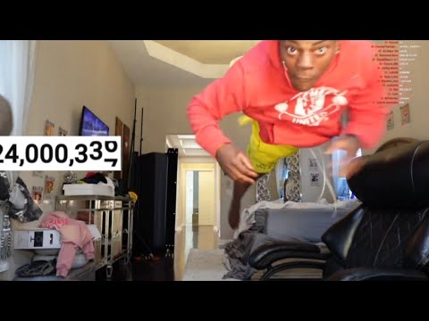 @IShowSpeed Broke his entire setup from hitting 24 million subscribers ...