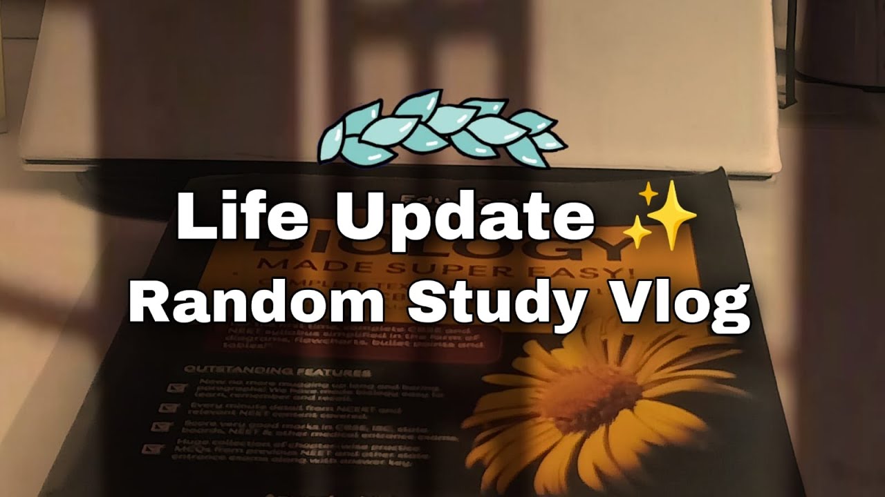 Random Study vlog | Life update | NEET 2024 - YouTube