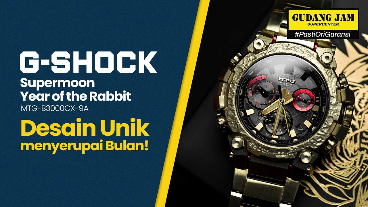 DESAIN UNIK MENYERUPAI BULAN!! I Review G-Shock Supermoon Year of the ...