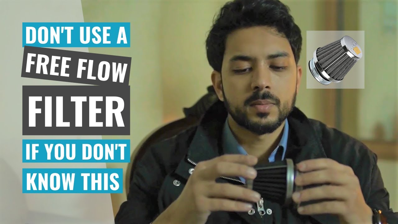 [MUST] Do This Before Using A Free Flow Filter On Your Motorcycle | YBR ...
