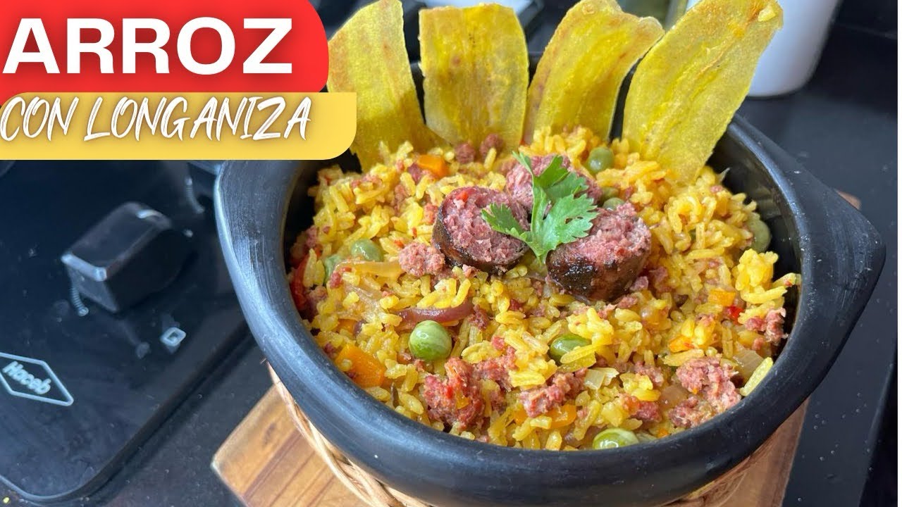 Como PREPARAR ARROZ CON LONGANIZA/ receta fácil de ARROZ CON LONGANIZA ...