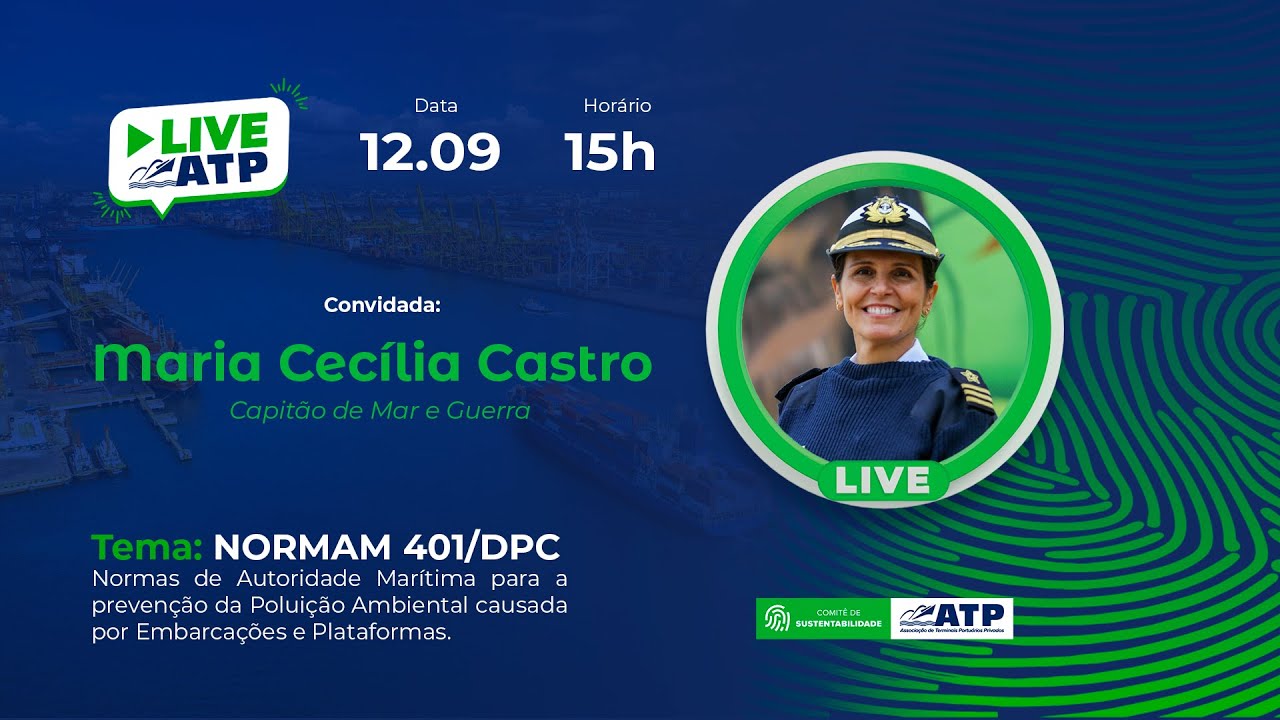LIVE ATP: NORMAM 401/DPC - Maria Cecília Castro - YouTube
