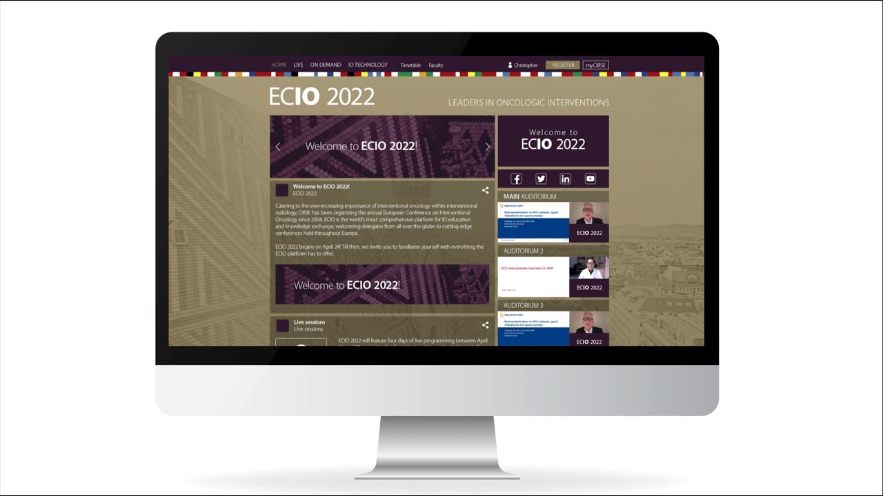 Get to know the ECIO 2022 platform! - YouTube