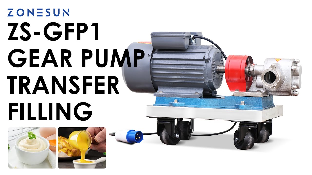 How To Use ZS-GFP1 Liquid Feed Pump Gear Pump Transfer Liquids - YouTube