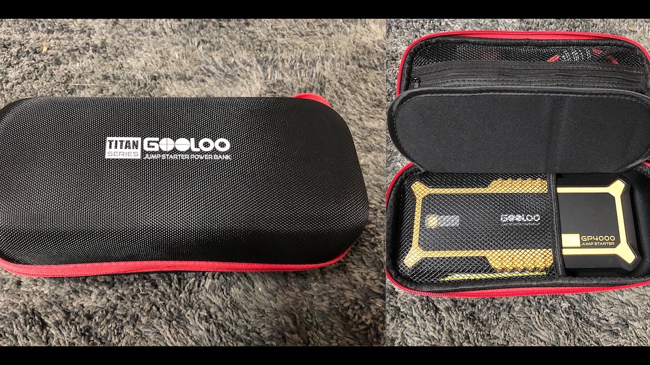 Gooloo GP4000 Titan Jump Starter - YouTube