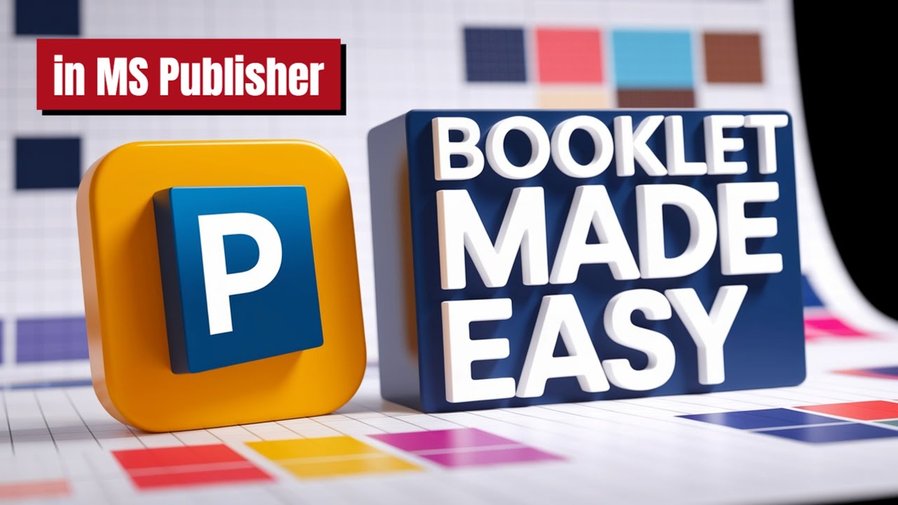 How To Make a Booklet in MS Publisher - YouTube