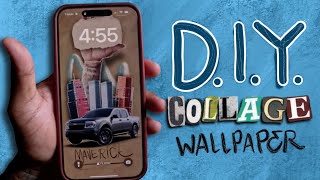 DIY iPhone Collage Wallpaper On Procreate - Ford Maverick Wallpaper