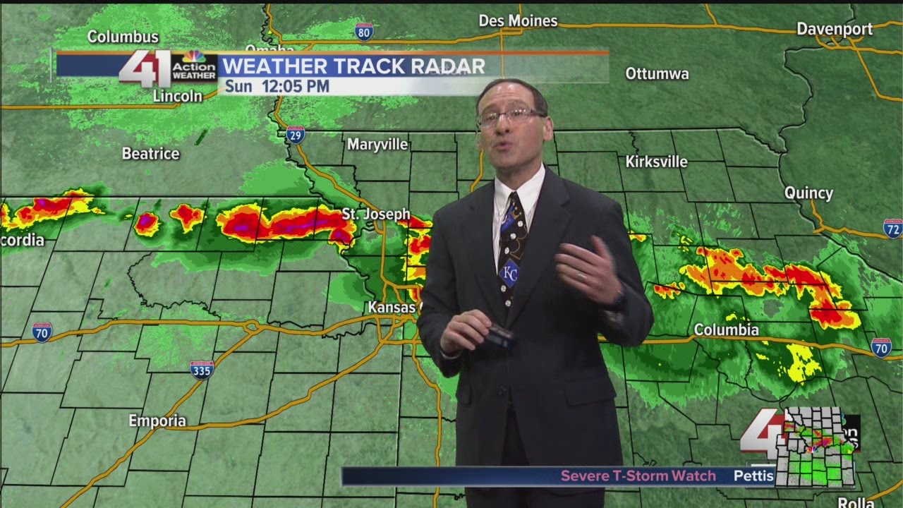 Severe weather break-in at 1 p.m. - YouTube