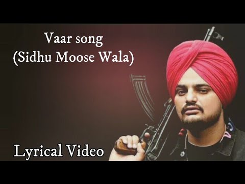 Vaar (LYRICS) | Sidhu Moose Wala | Snappy | Sidhu Moose Wala New Song ...