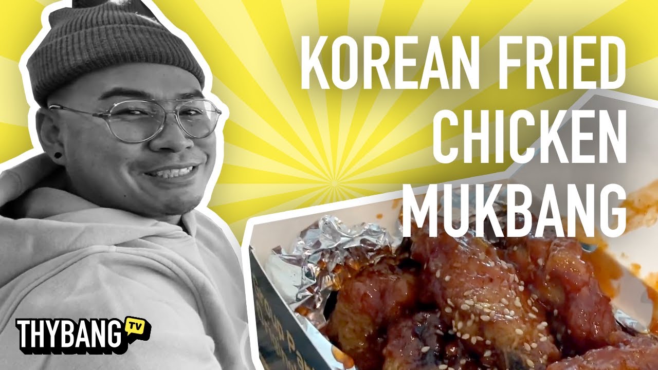 Dakgogi Korean Fried Chicken Mukbang - YouTube