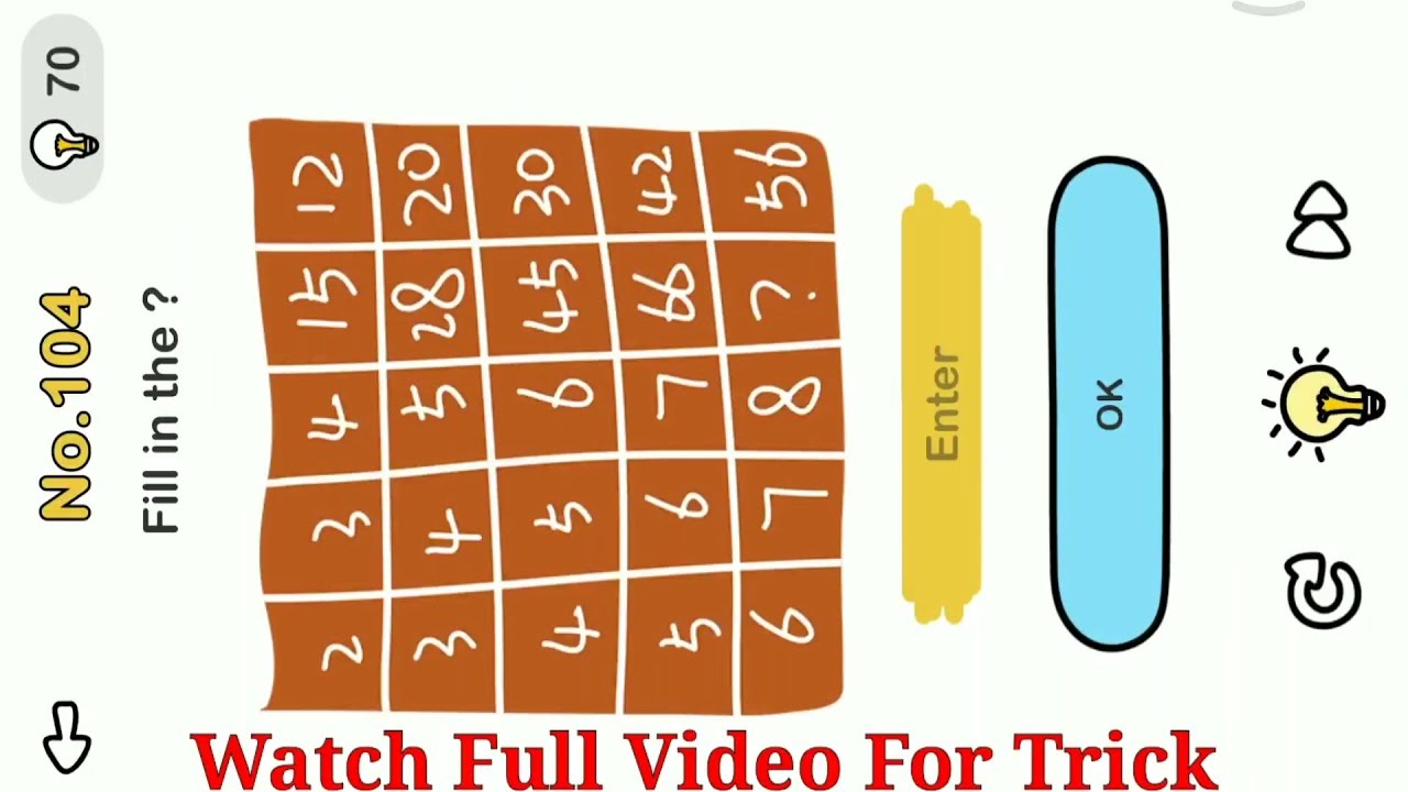 Brain Out Level 104 Fill in the - YouTube