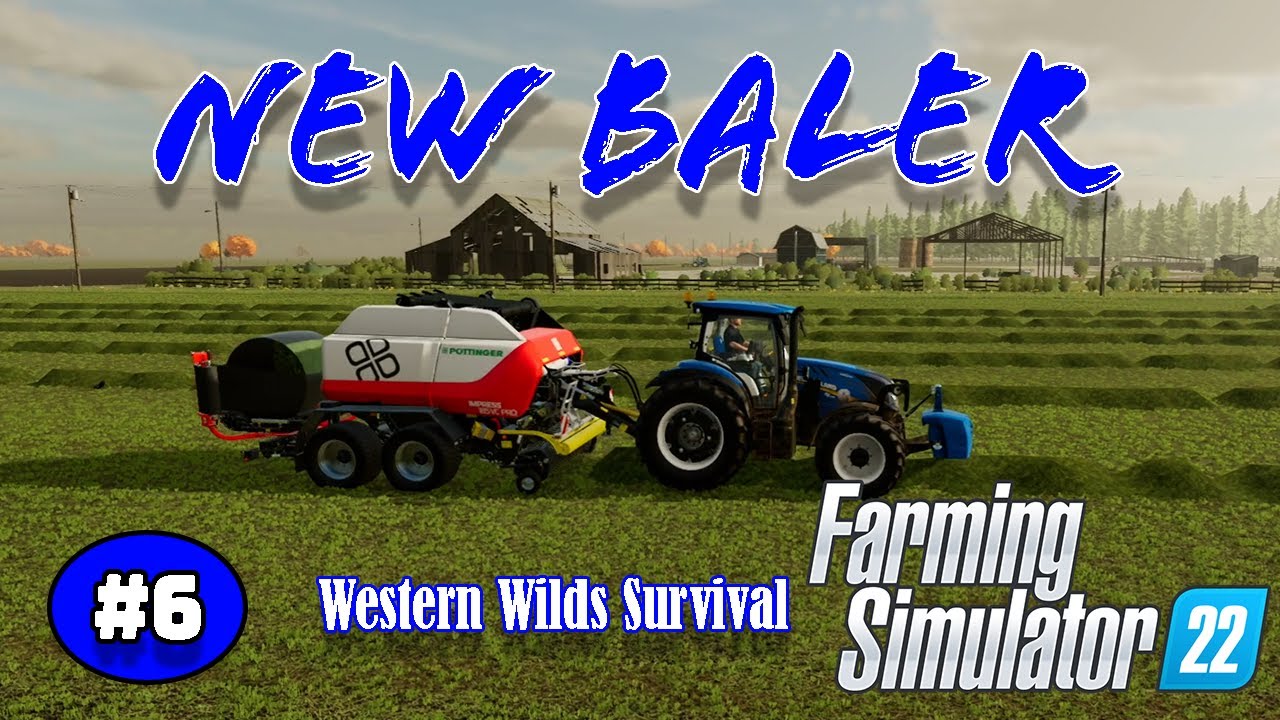 New Baler, Baling Grass, New Bale Trailer, & Stone Removal! | Western ...
