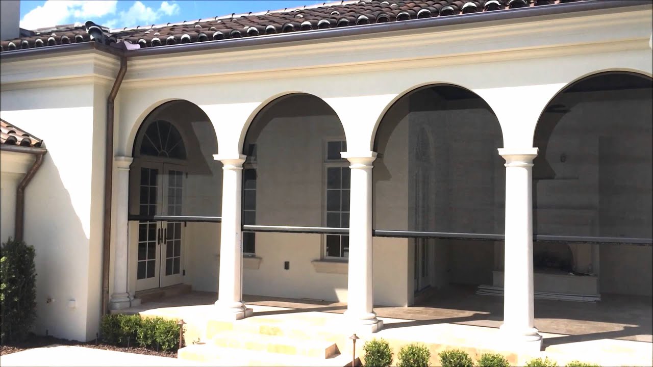 Motorized Recessed Units by Roll Screen Solutions - YouTube