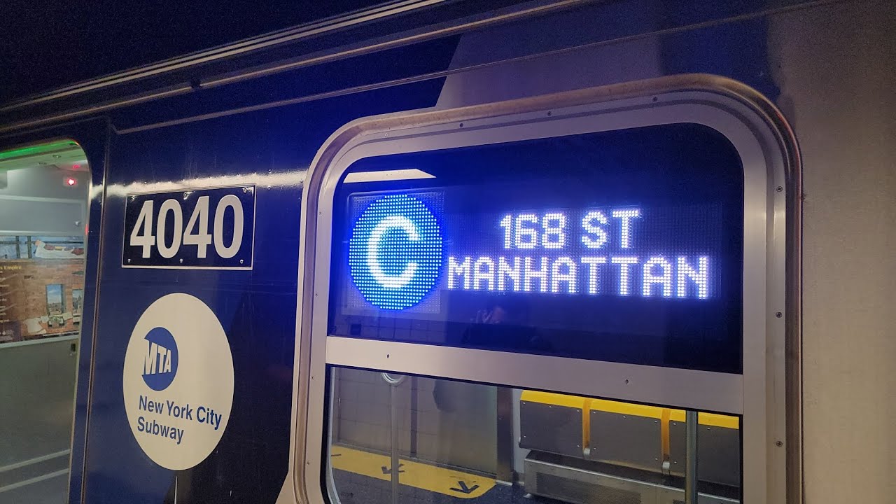 NYC Subway R211T C Train Full Ride! (Euclid Ave - 168 St) - YouTube
