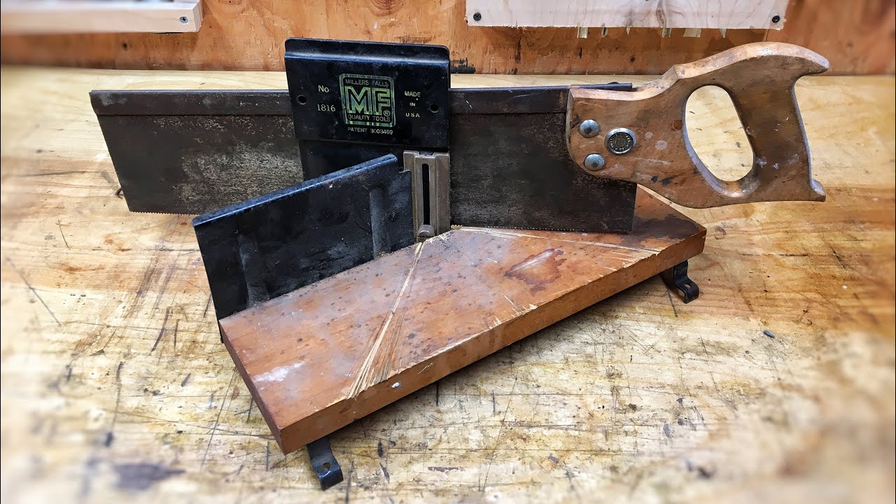 Miter Box Restoration//Miller Falls//Saw Restoration - YouTube