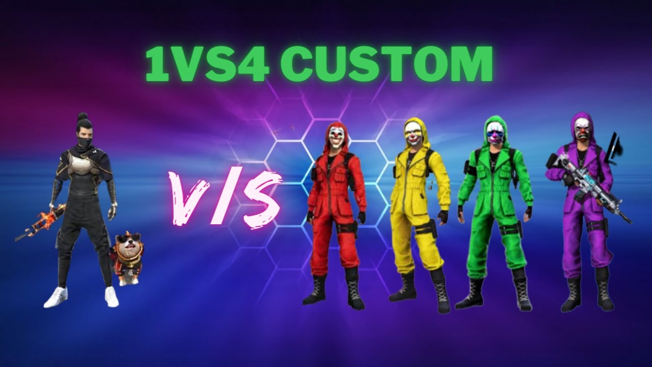 1 vs 4 custom mobile player bd|mobile free fire custom|best mind ...