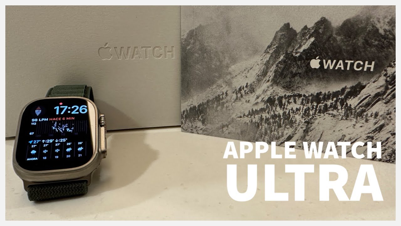 Apple Watch Ultra Green Alpine Loop - Unboxing - YouTube