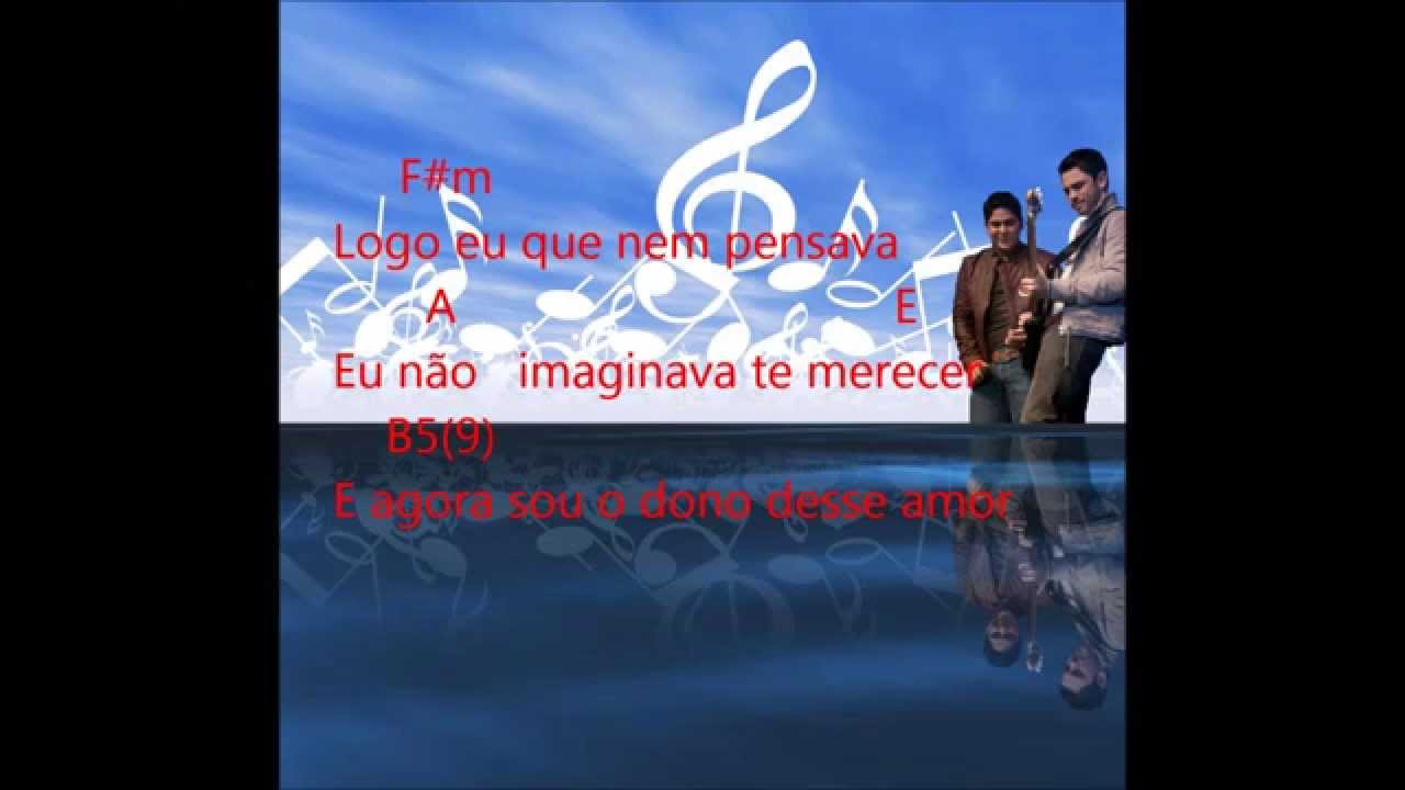 Jorge e Mateus - Logo Eu (letra e cifra) - YouTube