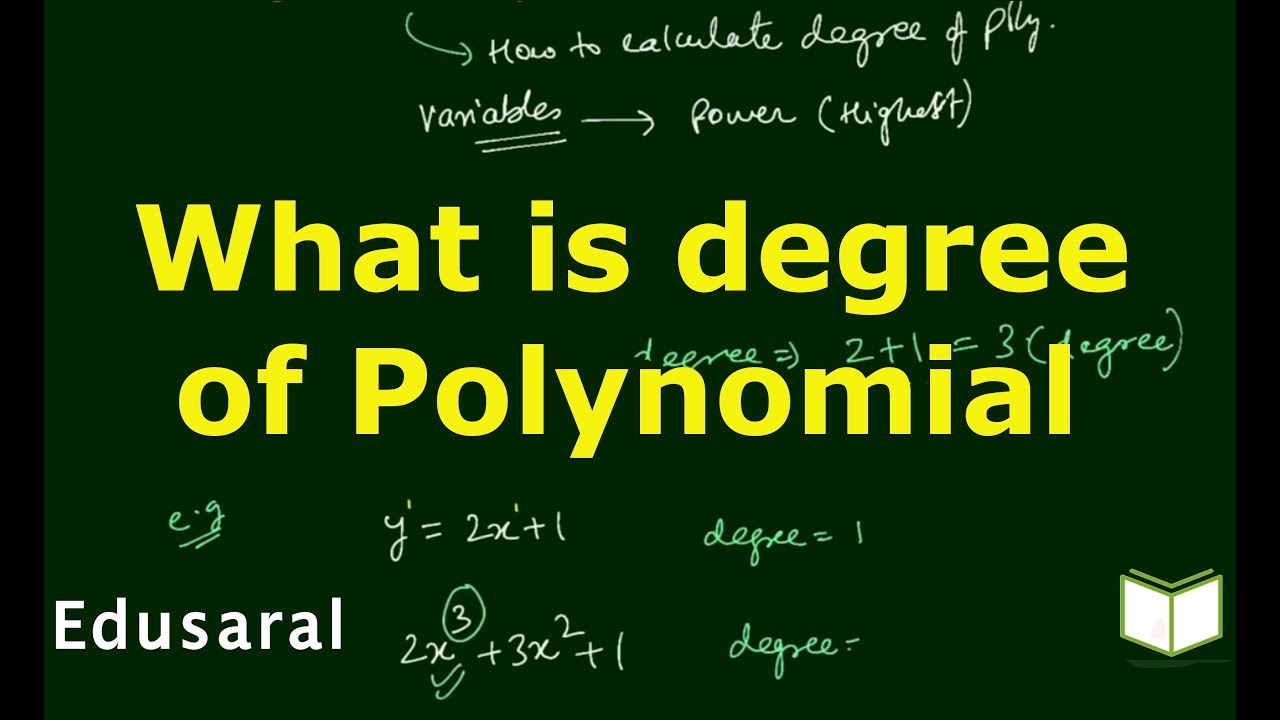 What is degree of Polynomial | Algebra | Ch-2.1a 10th Std NCERT ...