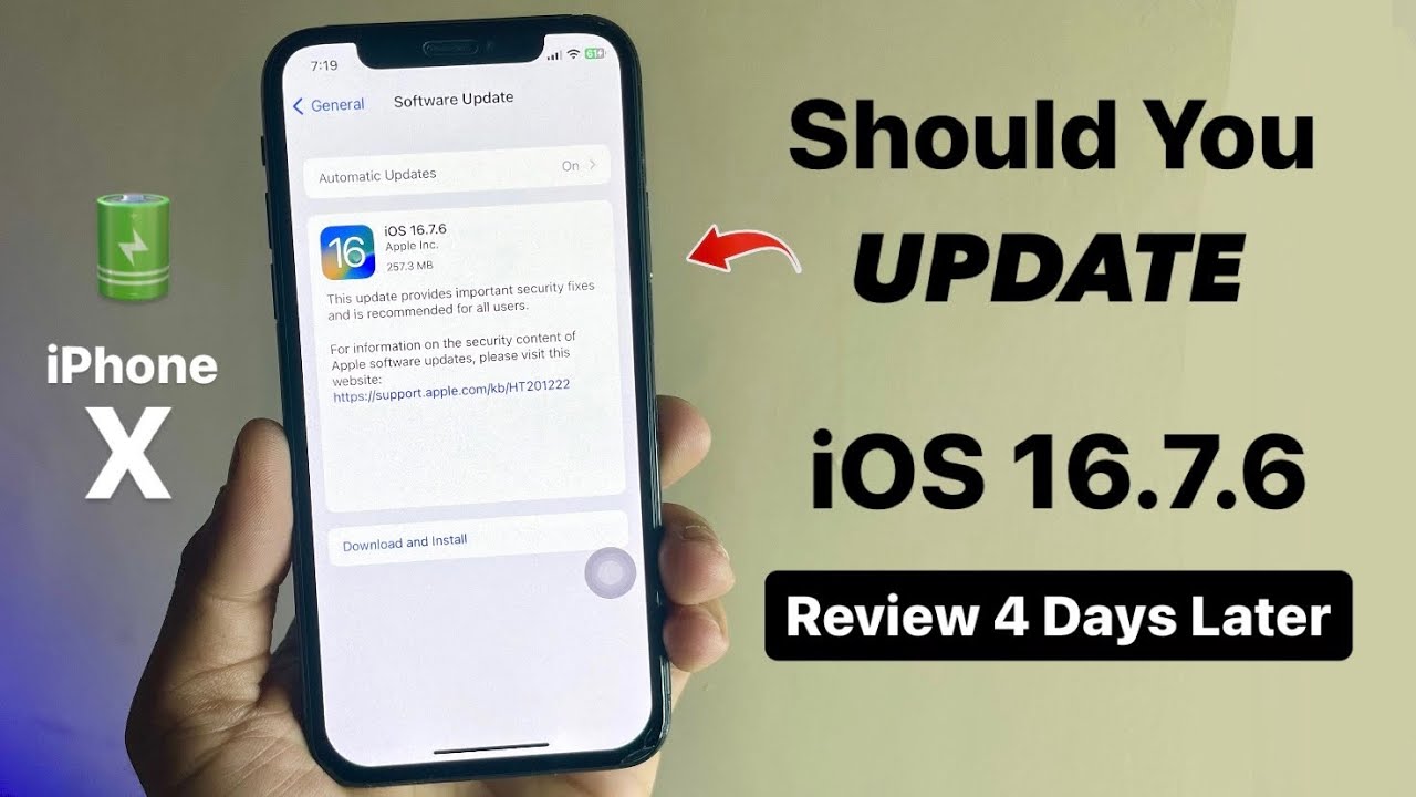 iPhone X on iOS 16.7.6 - Complete Review on iPhone X iOS 16.7.6 - After ...