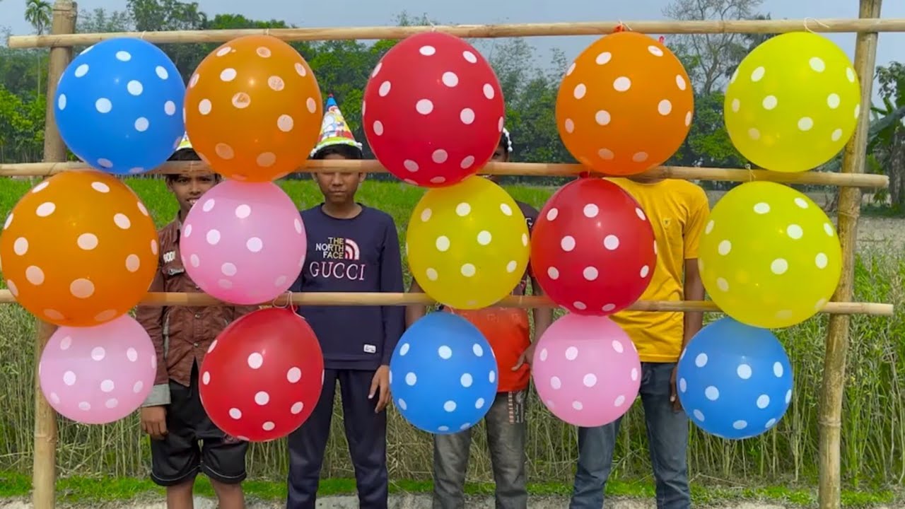 Balloon pop, colours with balloons, colour learning for kids, fun with ...