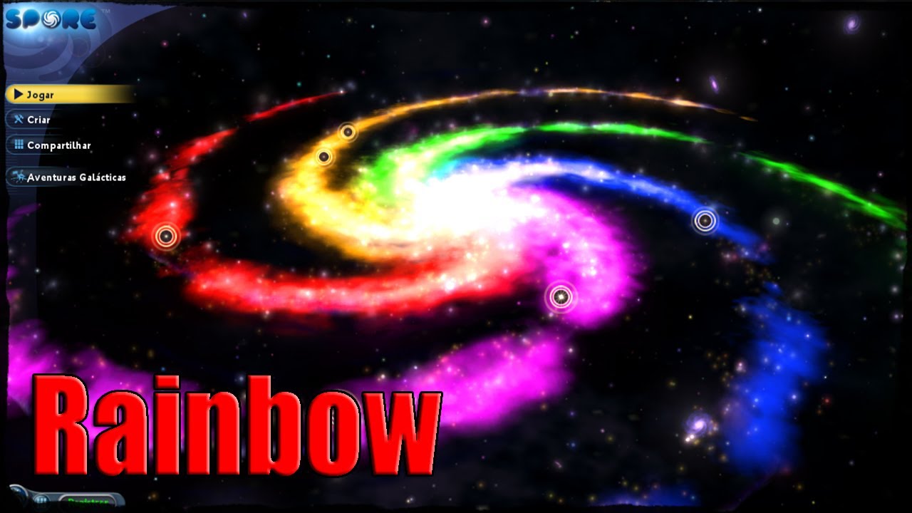 Spore - Mod Rainbow Galaxy - YouTube