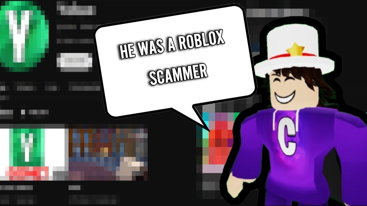 This roblox youtuber tried hiding their past as a scammer - YouTube
