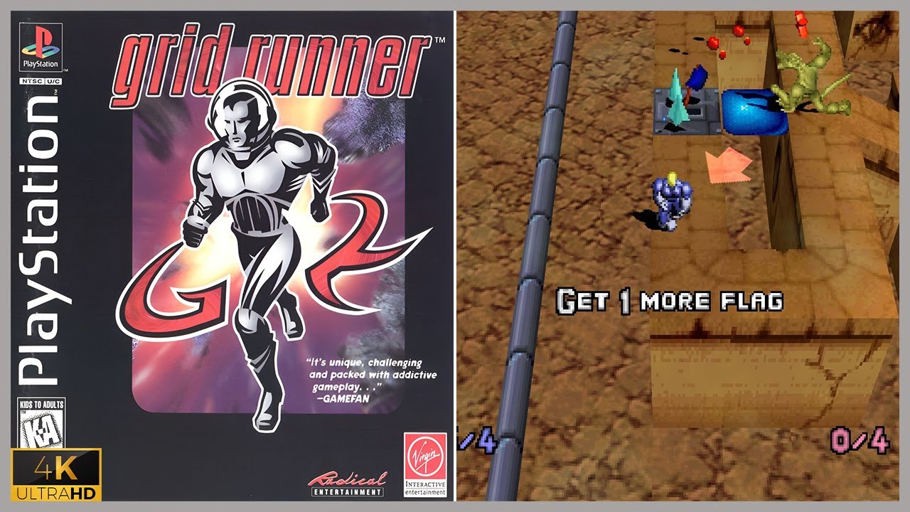PS1 First Look [209] | Grid Runner (US) (1996) | 4K 2160p - YouTube