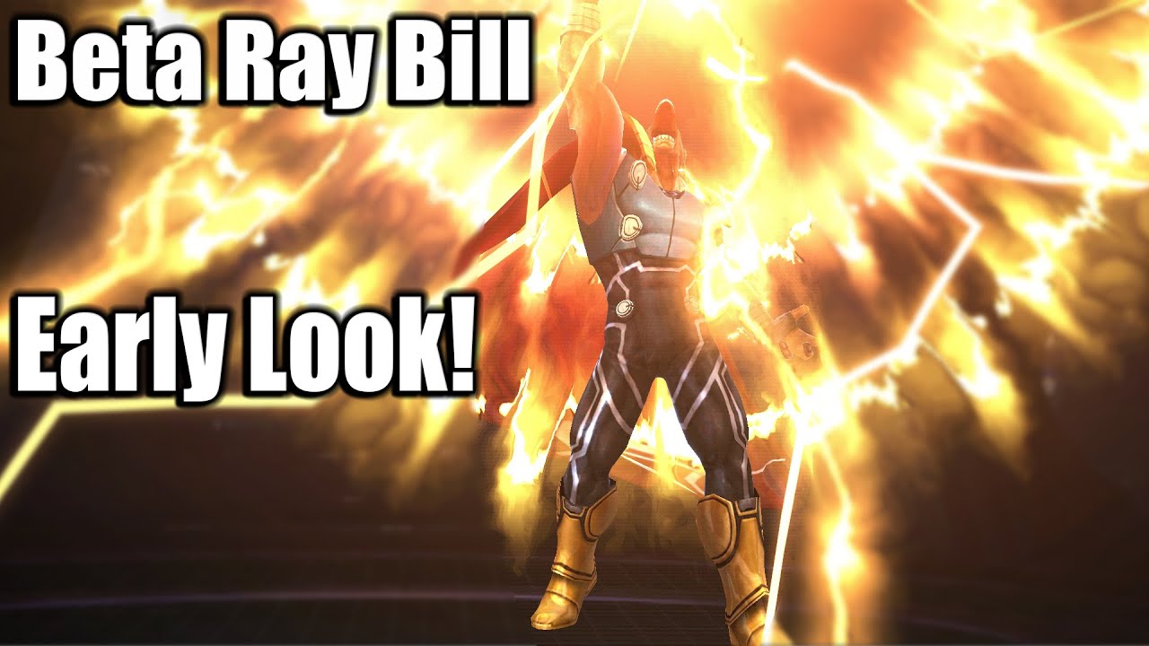 Beta Ray Bill Early Look! Pre Update APK (Marvel Future Fight) - YouTube