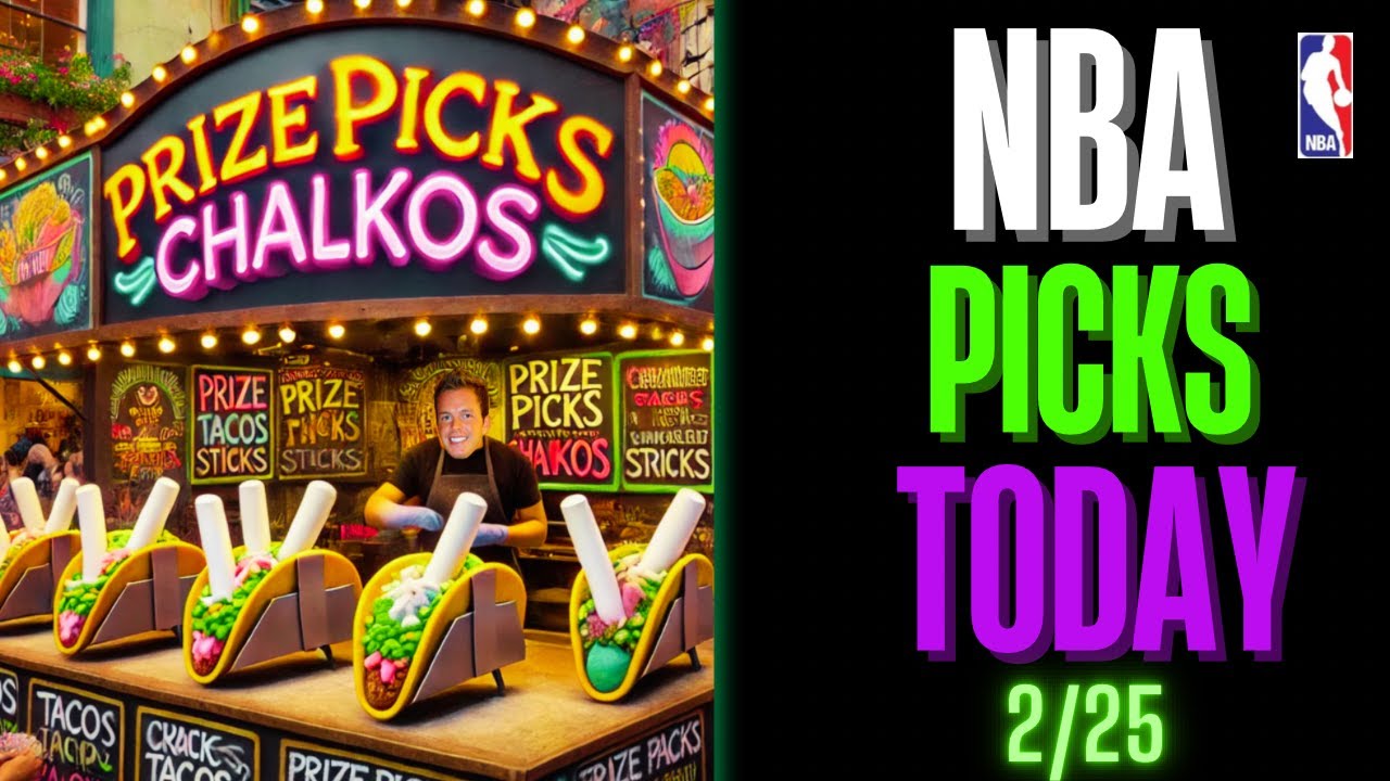 NBA PrizePicks Today | Best 5 Picks | Tuesday | 2/25/2025 | Taco OR ...