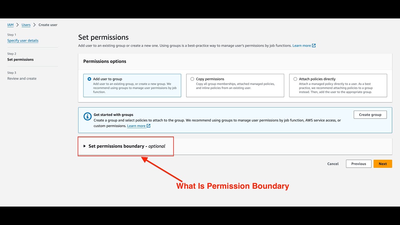 What is permissions boundary in IAM, AWS - YouTube