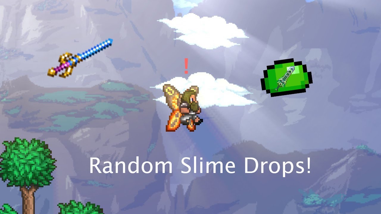Terraria, But Slime Drops Are Randomized! - YouTube