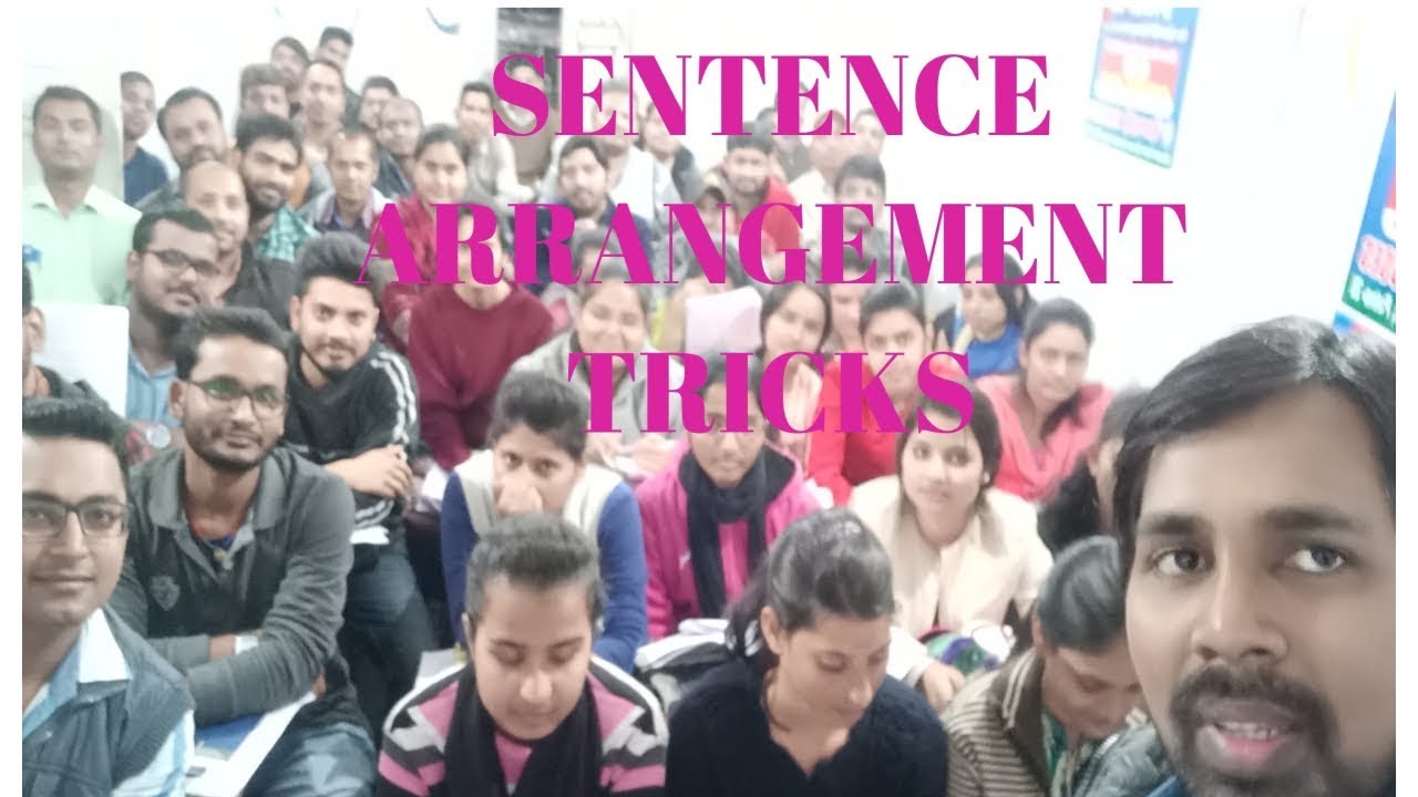 Sentence Arrangement Tricks -4 - YouTube