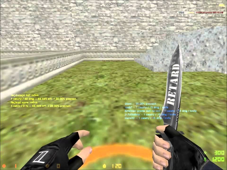 CS 1.6 knife m0nk - YouTube