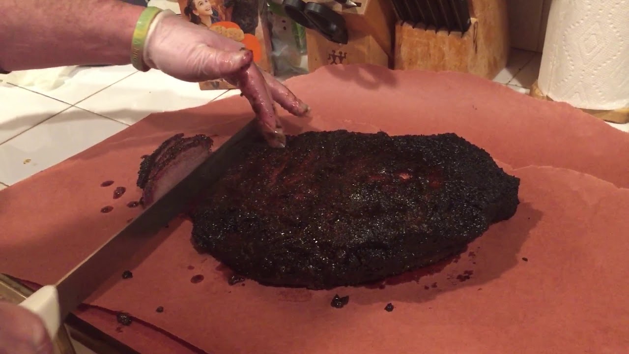 Mick Cotton BBQ Lone Star Grillz Brisket - YouTube