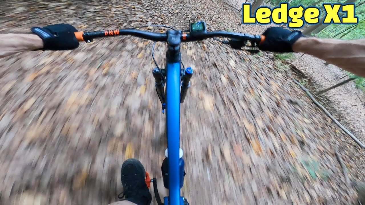 Mongoose Ledge X1 Upgraded Crazy trail & downhill bike ride this place ...