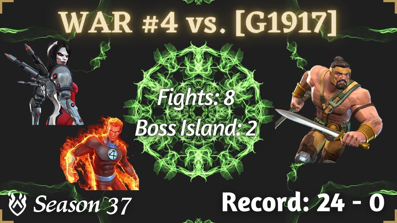 MCOC: AW - Season 37 War 4 - Omega Sentinel Is Just Sooo Good!!! - YouTube