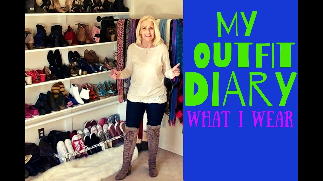 Outfit Diary || February 2019 - What I Wear - YouTube
