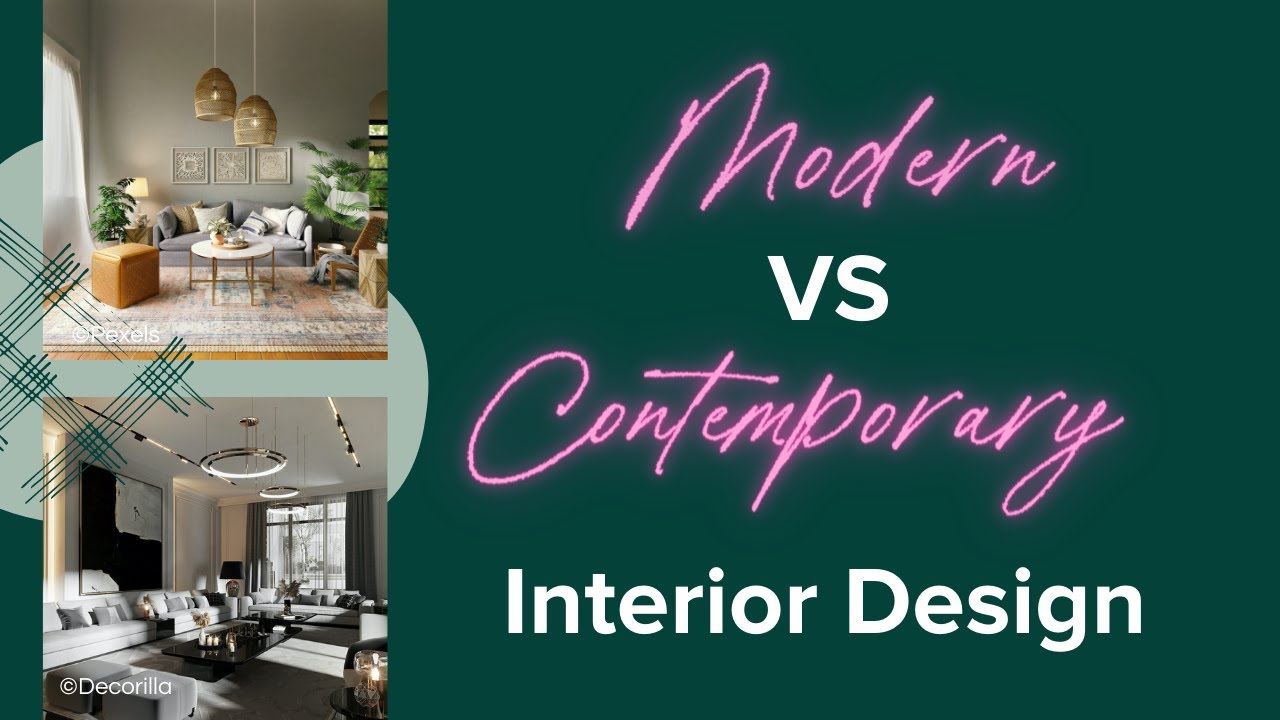 Modern vs Contemporary Interior Design // What You Need to Know - YouTube