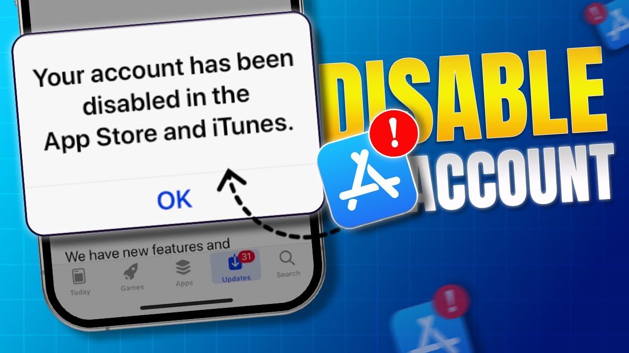 How to Fix Your Account Has Been Disabled in App Store on iPhone | App ...