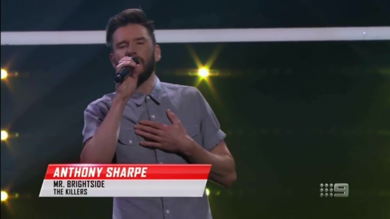 Anthony Sharpe - Mr. Brightside | The Voice Australia 6 (2017) | Blind Auditions - YouTube