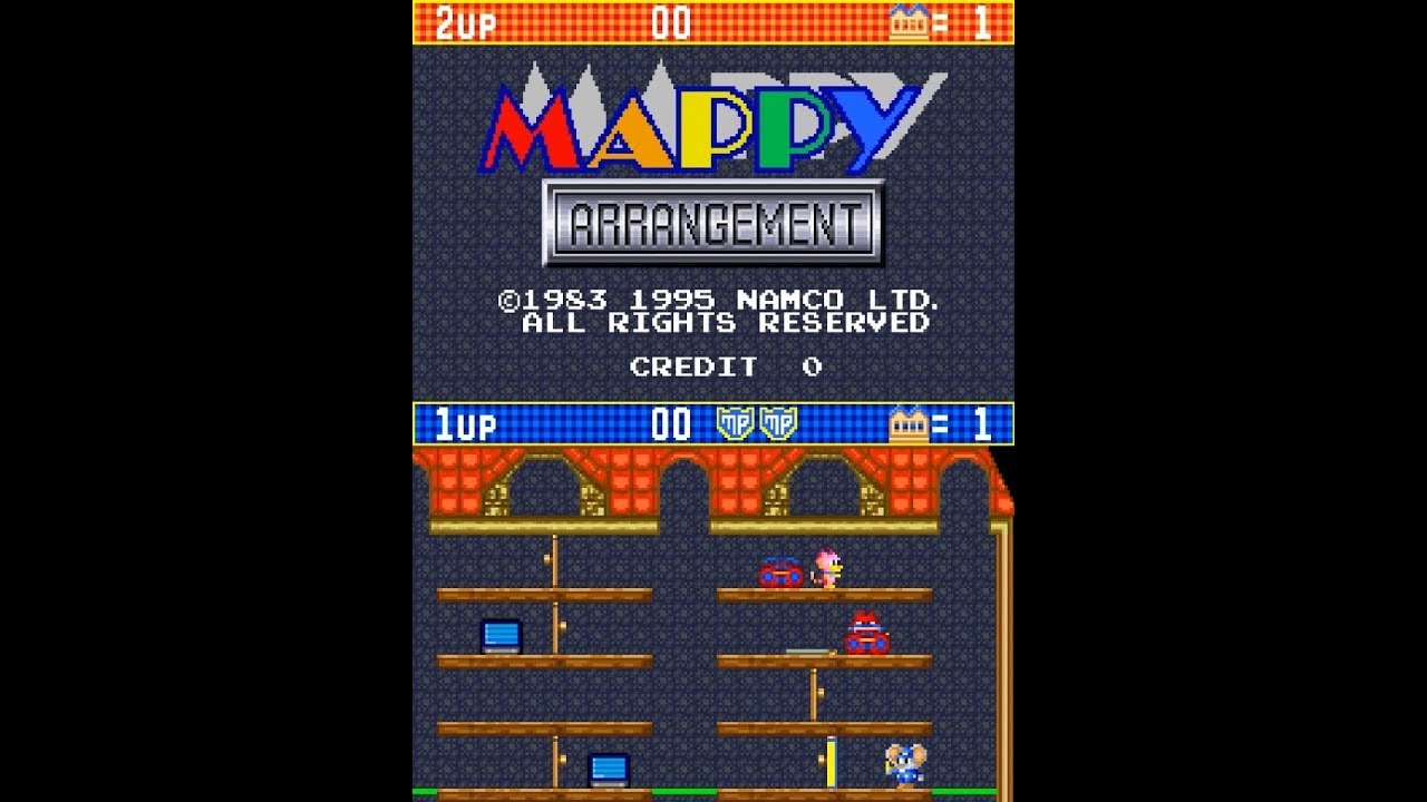 ARC Namco Classic Collection Vol. 1 - Mappy Arrangement - YouTube