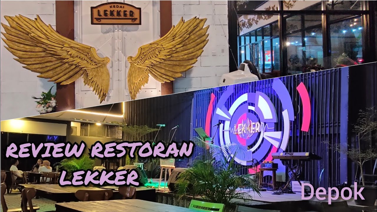 REVIEW LEKKER CAFE DI DEPOK - YouTube