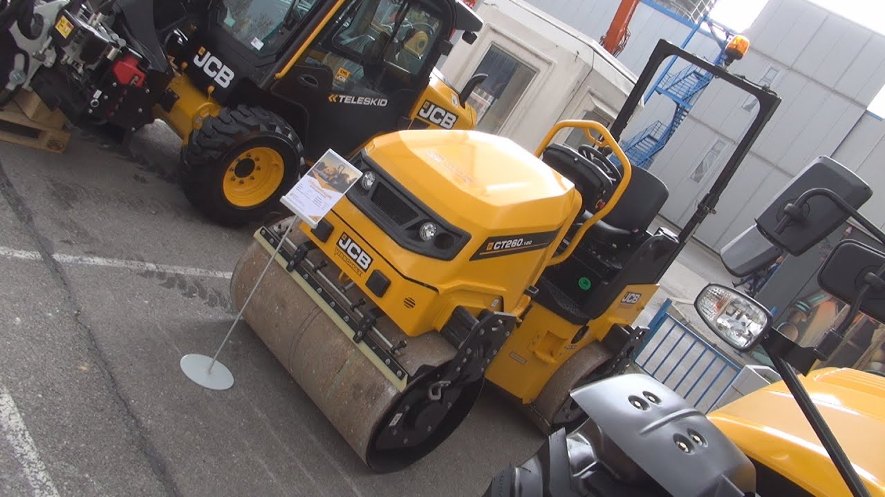 JCB CT260-120 Tandem Roller (2022) Exterior and Interior - YouTube