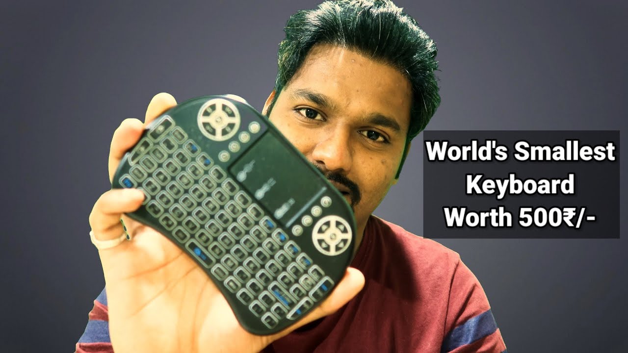 World's Smallest Keyboard Worth 500₹/- Only दुनिया का सबसे छोटा कीबोर्ड ...