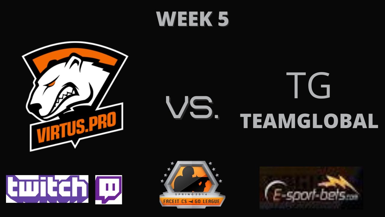 FACEIT Spring League 2014: Virtus.Pro vs TEAMGLOBAL (Week 5) [Cache] - YouTube