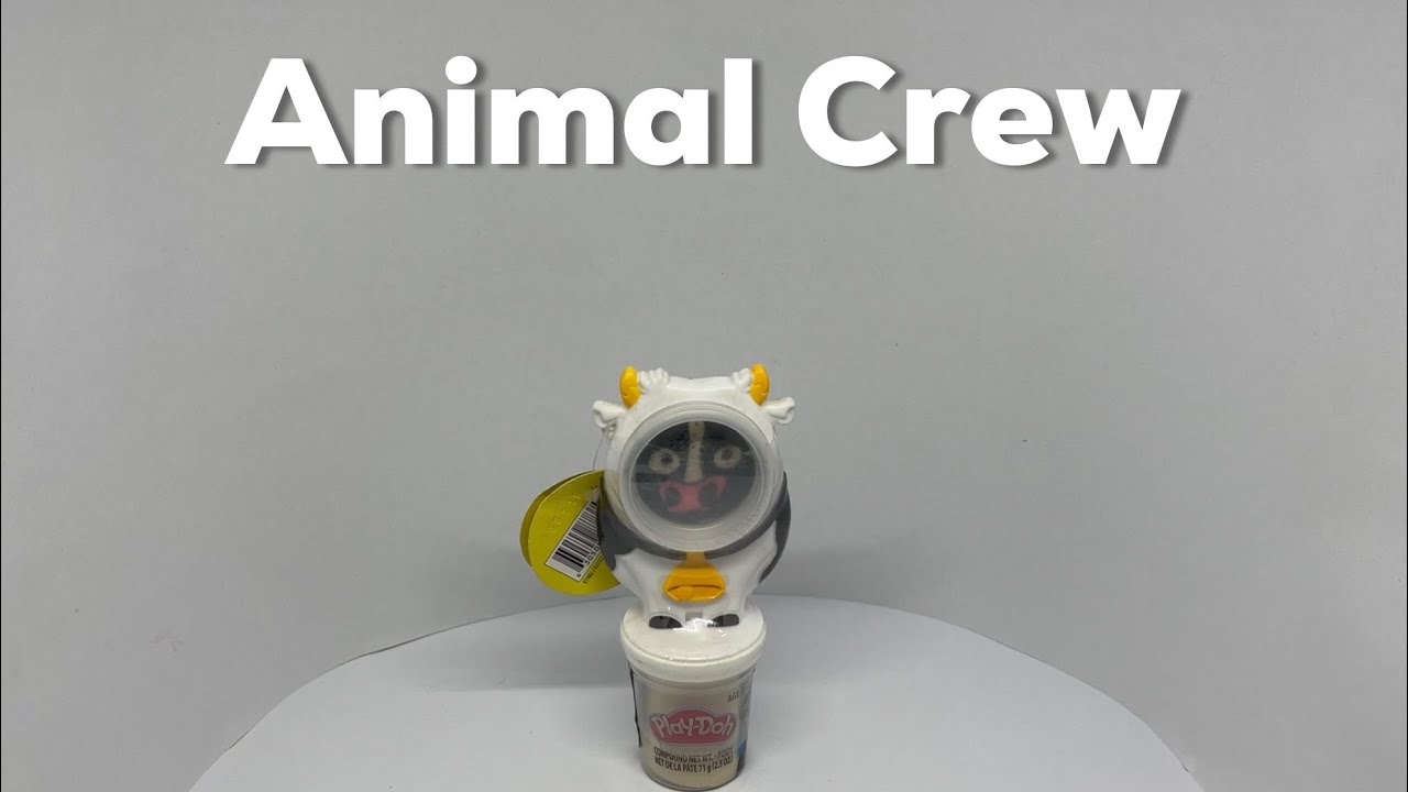 Play-Doh Animal Crew Cow - YouTube