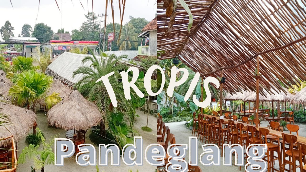 cafe tropis bernuansa pantai pasir putih #cafe #pandeglang #banten ...