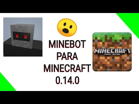 Como baixar MINEBOT for Minecraft pe 0.14.0 - YouTube